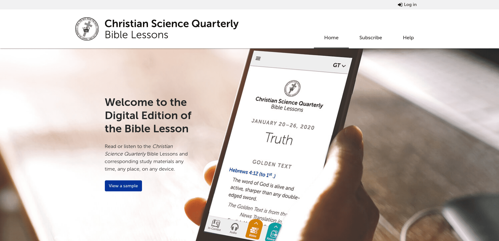 Weekly Lesson-sermons - Christian Science Woodstock